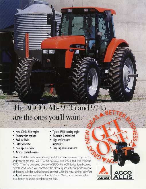 AC39 AGCO Allis 9735 & 9745 - Gibbard Tractors