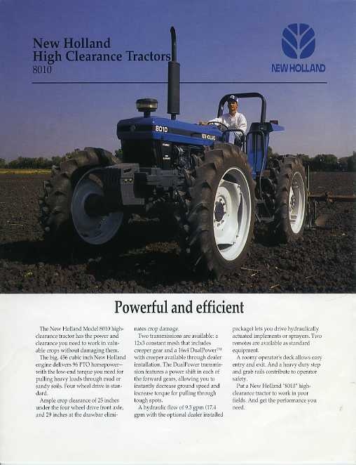 FO09 New Holland 8010 HC - Gibbard Tractors