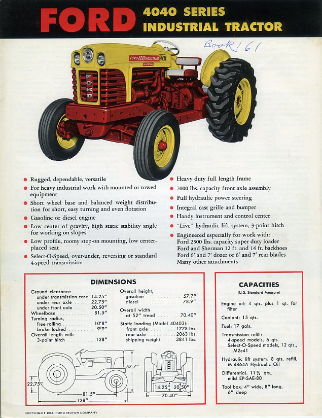 FO82 Ford 4040 Series - Gibbard Tractors
